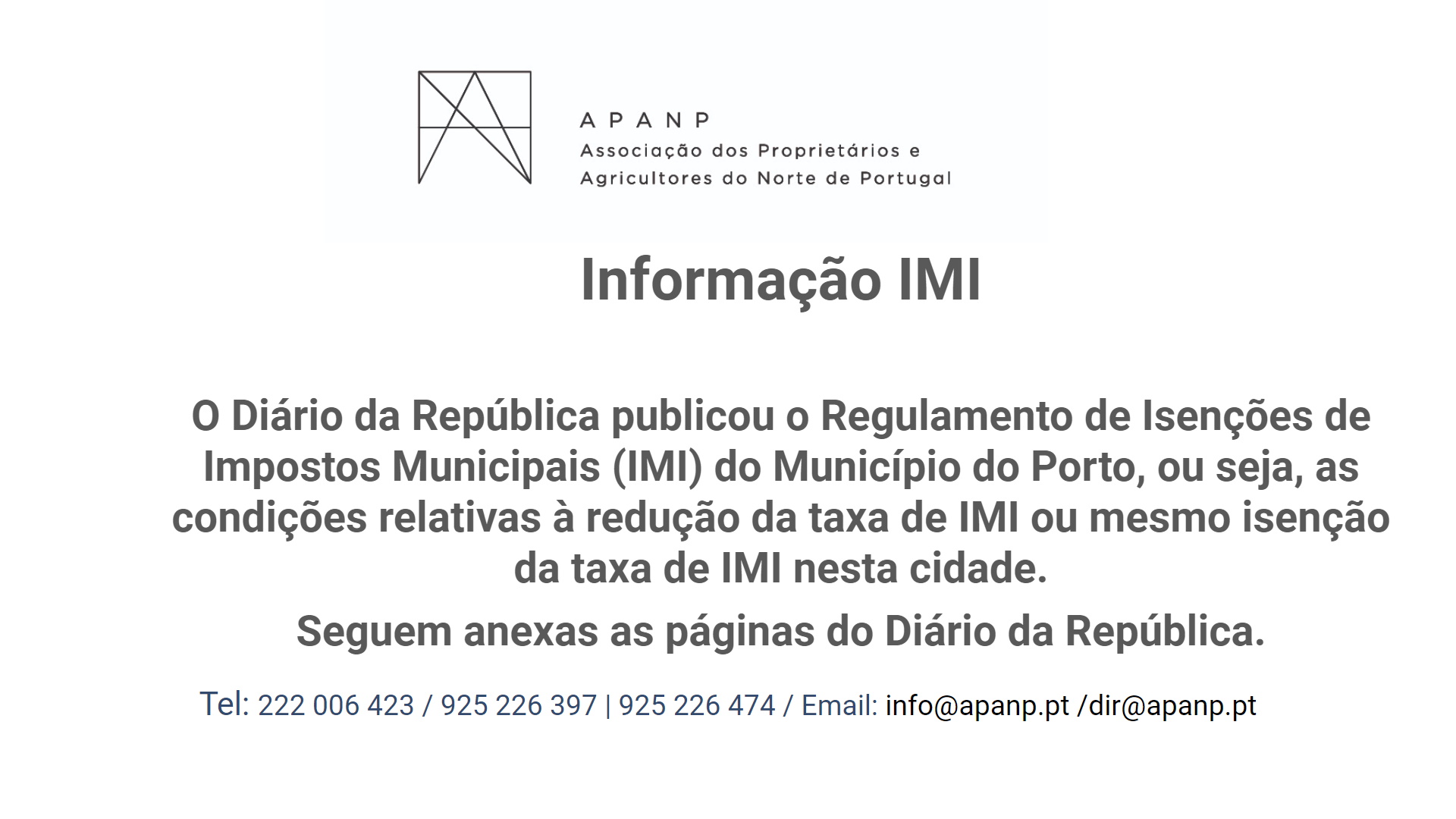 IMI no Porto – APANP